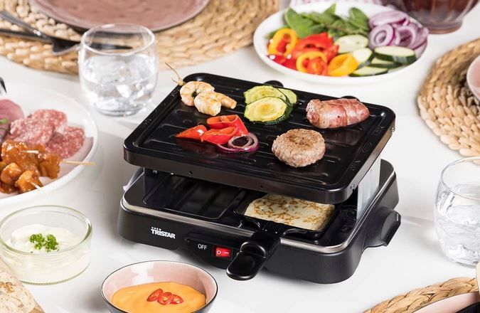 🥩 Tristar RA-2949 Raclette-Grill 500 Watt für 15,49€ (statt 31€)
