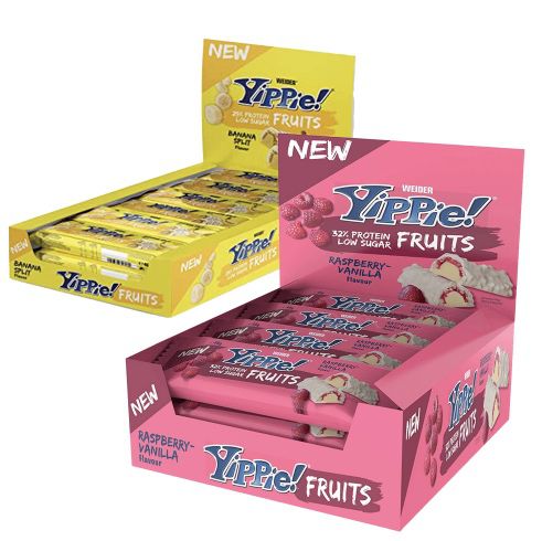 48x Weider Yippie! Fruits Bar für 43,98€ (statt 65€)