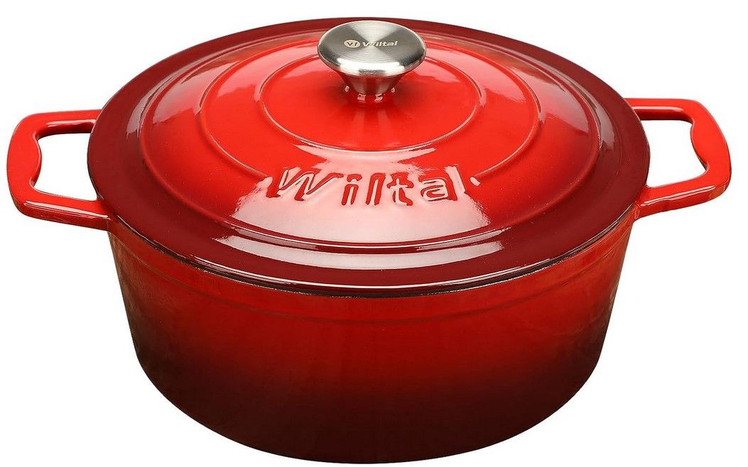 Wiltal emaillierter Gusseisen Schmortopf 3l für 21,49€ (statt 43€)