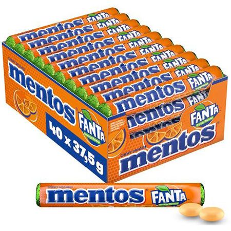 40er Pack Mentos Fanta Dragees, Frucht-Bonbons à 37,5g ab 15,99€ (statt ...