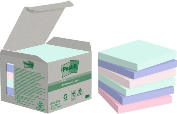 Post-it Recycling Notes 6 x 100 Blatt für 11,89€ (statt 16€)