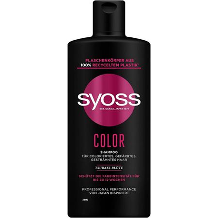 Syoss Color Shampoo mit Tsubaki-Blüte, 440ml ab 1,64€ (statt 3€)