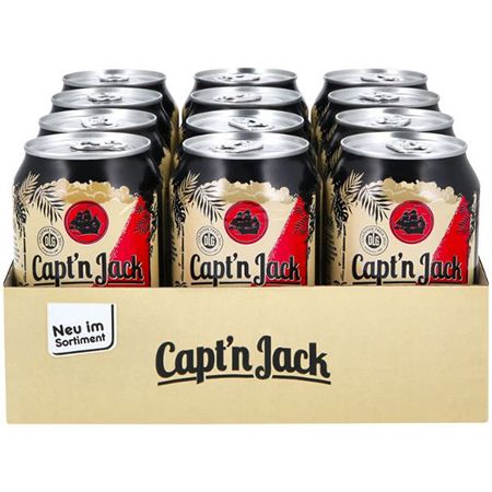 36x Capt'n Jack & Cola, 0,33L Dose mit 10,0 % vol. ab 45,97€ + Pfand ...