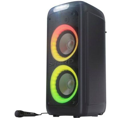 SHARP PS949 Bluetooth Party Karaoke Box mit Akku inkl. Mikrofon für 177 ...