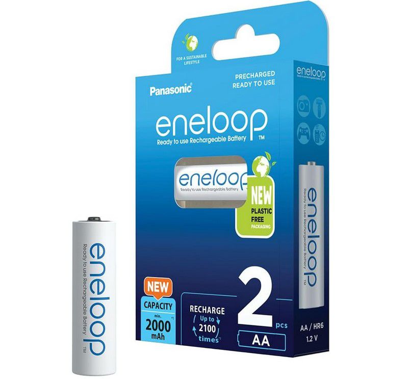 2er Pack Panasonic eneloop AA/Mignon Akkus für 6,29€ (statt 10€)