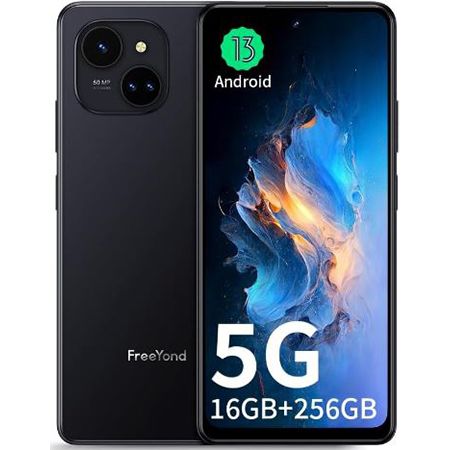 FreeYond M5 5G Smartphone mit 256GB, 120Hz FHD Display für 158,39 ...