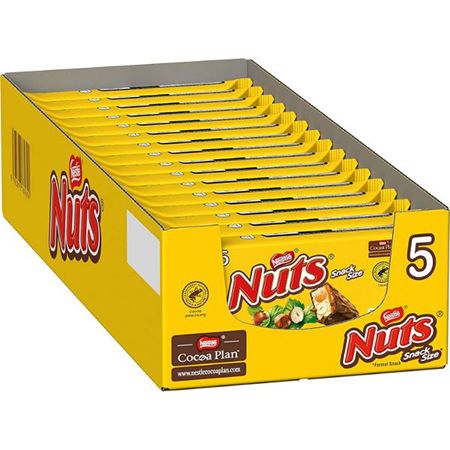16er Pack Nestlé Nuts Schokoriegel mit Karamell, à 5x30g ab 22,79 ...