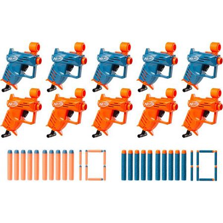 🔫 NERF Elite Ace SD-1 Party Pack mit 10 Blaster & 20 Darts für 14,40 ...