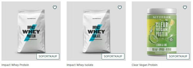 myprotein: Flash-Sale auf ausgewählte Proteine mit 50% Rabatt