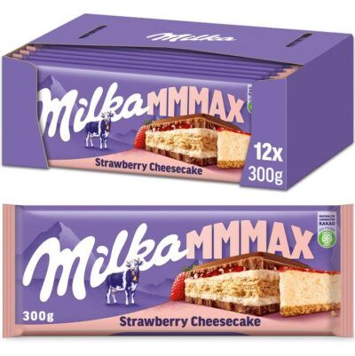 12x Milka Strawberry Cheesecake (je 300g) ab 21,98€ (statt 39€)