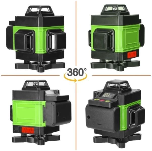 Multifunktion 4D Akku-Linienlaser mit 16 Linien, selbstnivellierend für ...