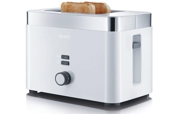 Graef TO 61 - Toaster mit Bröt­chen­auf­satz für 44,12€ (statt 49€)