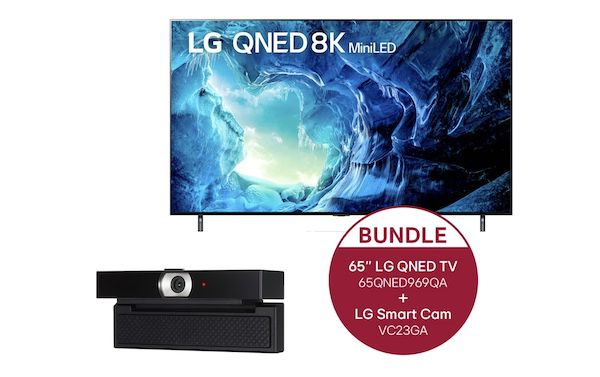 🔥 65" LG 8K QNED MiniLED TV QNED96 + LG Smart Cam 849€ (statt 2.006€)
