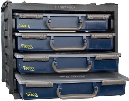 Raaco Handy Box - Transbortbox mit Assorter für 63,23€ (statt 87€)