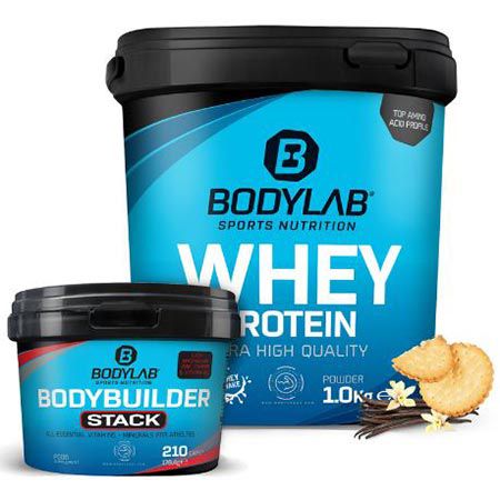 Bodylab Whey Protein (1Kg) + Bodybuilder Stack + Creatine für 39,92 ...