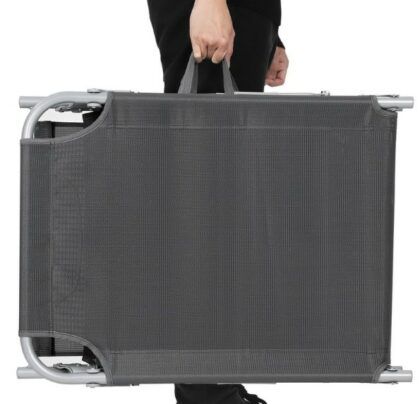 ☀️ Songmics Liege mit Sonnendach in Grau für 39,99€ (statt 51€)