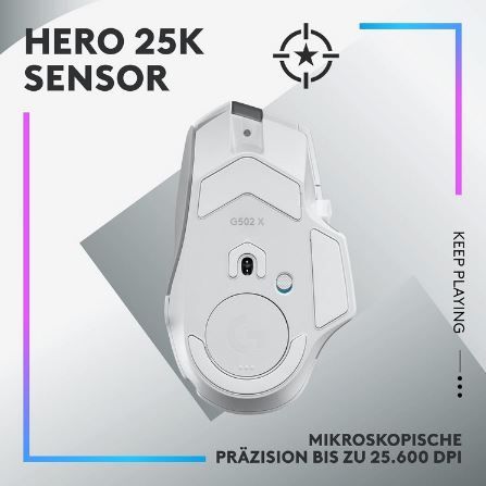 Logitech G502 X Plus Lightspeed Kabellose RGB-Gaming-Maus für 99 ...