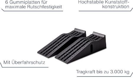 cartrend PKW Auffahrrampen-Set bis 3 Tonnen für 44,99€ (statt 79€)