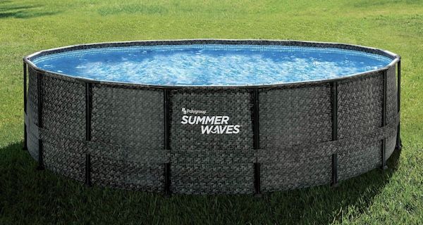 💦 Summer Waves Elite Pool Komplett-Set inkl. Filterpumpe & Poolcover ...