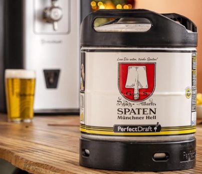 🍺 Spaten Münchner Hell Perfect Draft - 6 Liter für 15,99€ (statt 20€)