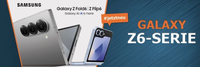 Neuheit! 📱 Samsung Galaxy Z6-Serie inkl. Handytarife in der Übersicht
