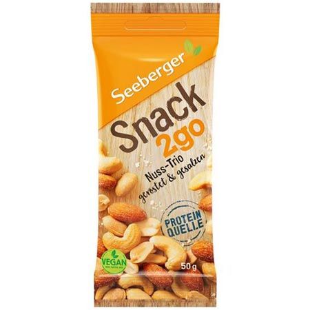 🥜 600g Seeberger Snack2go Nuss-Trio ab 15€ (statt 24€)