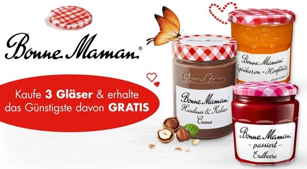 Mit Marktguru 1x Bonne Maman gratis