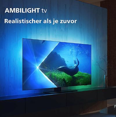 PHILIPS 65OLED808/12 4K OLED Ambilight TV mit 65" ab 1.699€ (statt 2.298€)