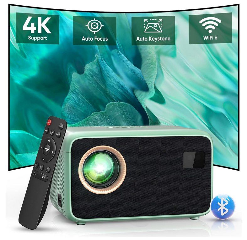 YOOYAA AK-32 Beamer mit 400 ANSI Lumen & Autofokus für 67,35€ (statt 112€)