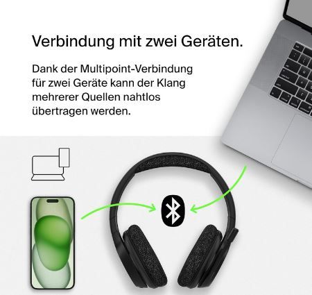 Belkin SoundForm Adapt Over-Ear-Bluetooth-Kopfhörer für 29,99€ (statt 40€)