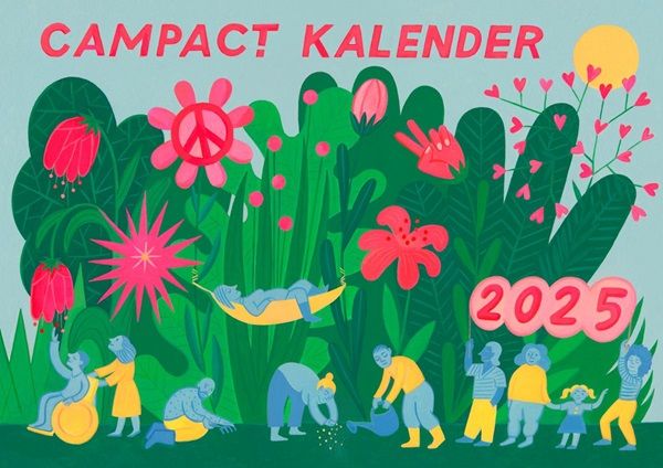 Campact-Kalender 2025 kostenlos erhalten