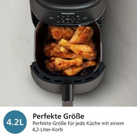 🍟 Philips NA229/00 Airfryer 2000-Serie mit 4,2L für 59,99€ (statt 79€)