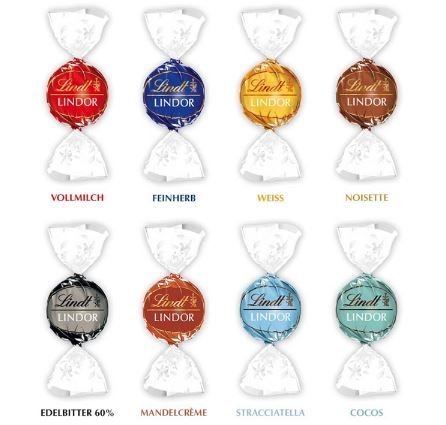 🍬 1,56Kg Lindt Lindor Classic Box, ca. 125 Kugeln in 8 Sorten ab 38 ...