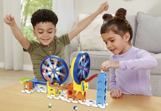 VTech Marble Rush - Fun Fair Set M300 E – Interaktive Murmelbahn ab 12 ...