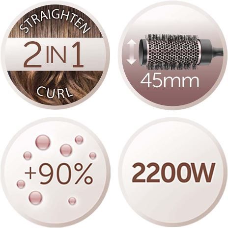 Remington D5707 Curl-Straight Ionen Haartrockner für 29,99€ (statt 40€)