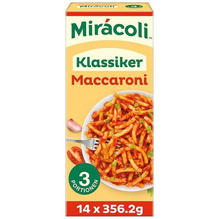 🍝 14 x 3 Portionen Miracoli Maccaroni Klassiker, je 356,2g ab 31,77 ...