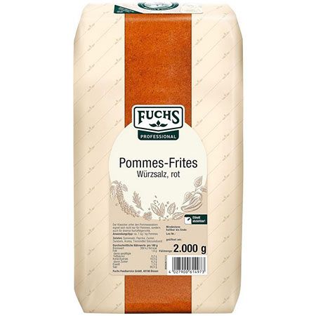 🍟 2Kg (!) Fuchs Pommes-Frites-Salz für 6,79€ (statt 13€)