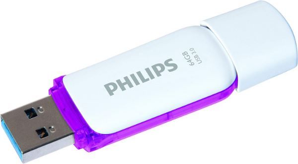 💾 Philips Super Speed 3.0 USB Stick mit 64GB, Snow Edition für 5 ...