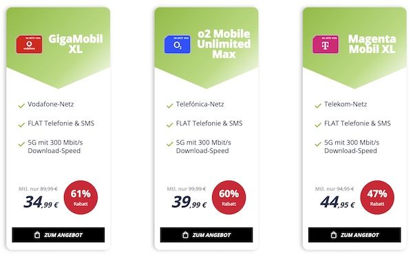 📱 freenet Unlimited Handy-Tarife - z.B. Telekom Magenta Mobil XL für 44 ...