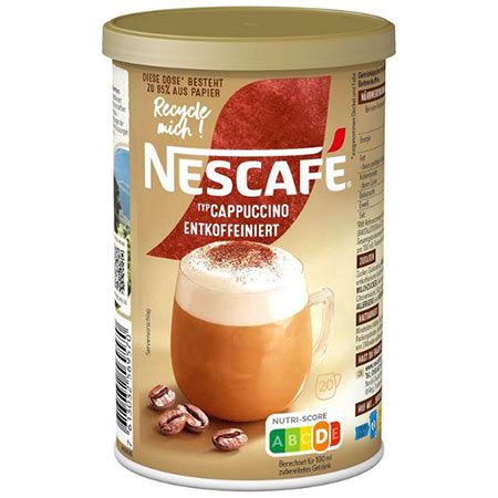 ☕ Nescafe Gold Typ Cappuccino Instant Entkoffeiniert 250g ab 4,27 ...