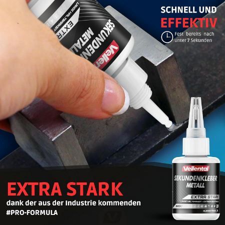 Sekundenkleber Lãsen Metall