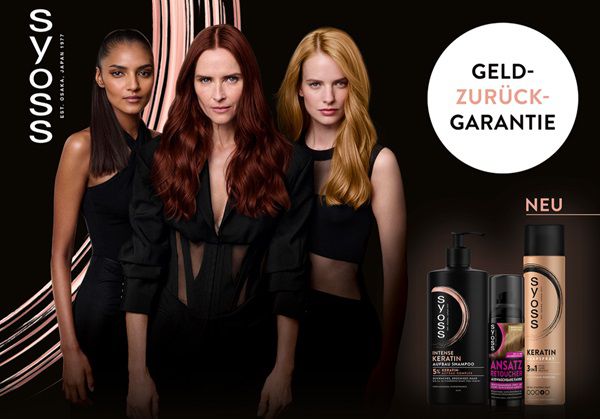 Syoss-Produkt gratis ausprobieren