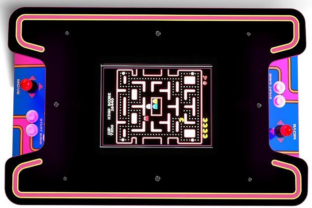 🕹️ Arcade1Up MS Pac-Man Head-to-Head Table mit 12 Spielen für 529,99 ...