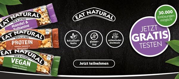 Eat Natural Produkt gratis ausprobieren