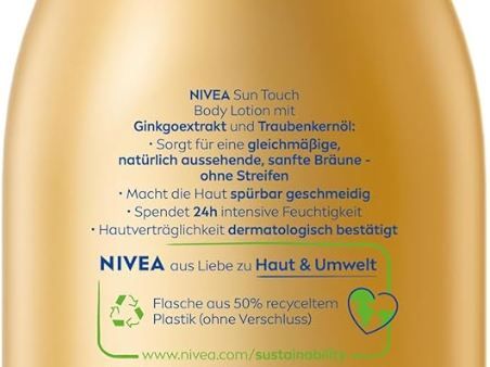 🧴 3 x NIVEA Body Lotion Sun Touch mit Bräunungseffekt ab 13,22€ (statt 21€)