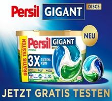 🧼 Endet bald! Persil Gigant Discs gratis ausprobieren