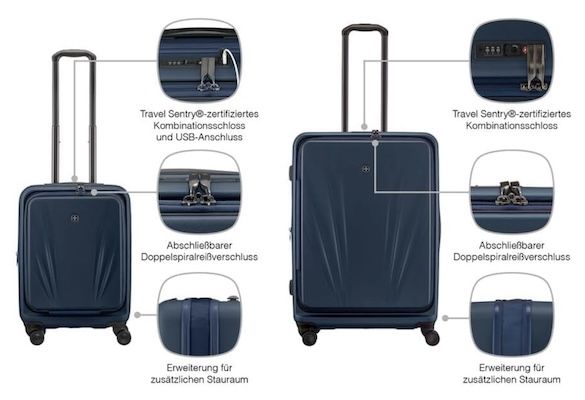 🔝🇨🇭🧳 Wenger Skyon 2-tlg. Koffer-Set für 155€ (statt 225€)