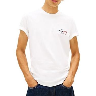 👕 Tommy Jeans TJM Slim Sign Chest T-Shirt für 18,89€ (statt 25€)