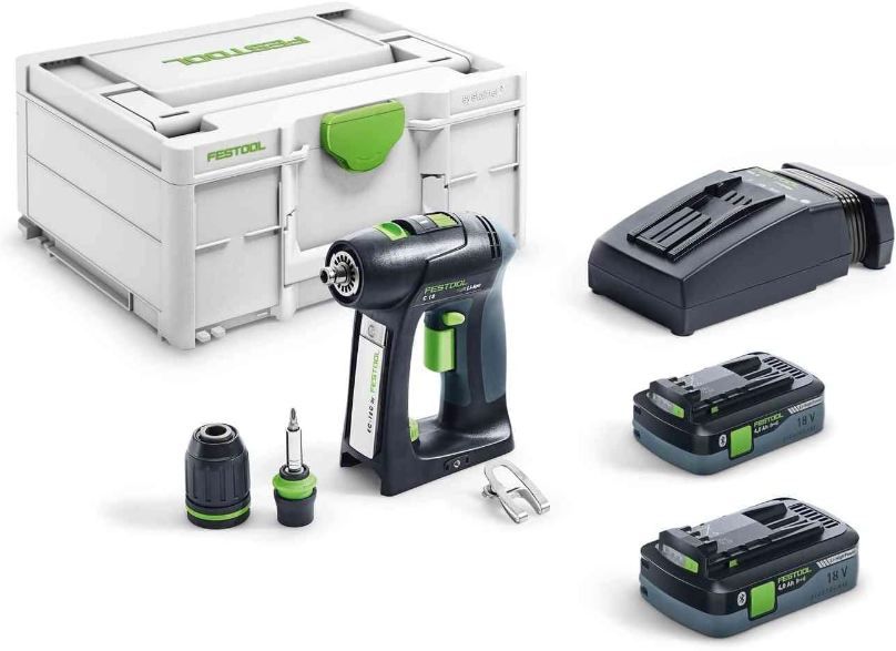 🧰 Festool C 18 HPC 4,0 I-Plus Akku-Bohrschrauber Set für 399€ (statt 471€)